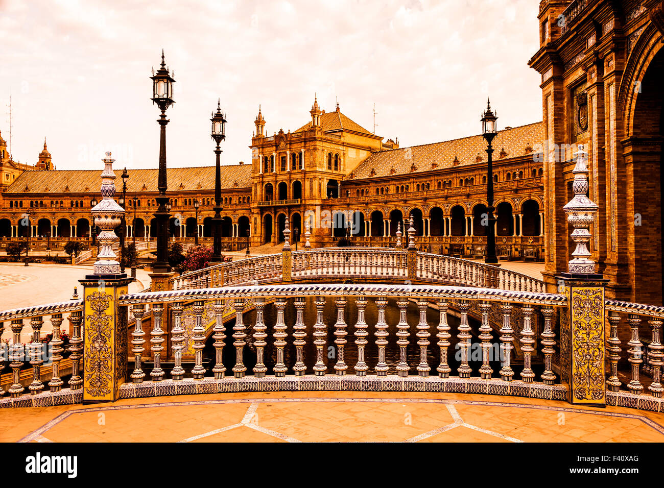 Seville Spain Square Stock Photo - Alamy