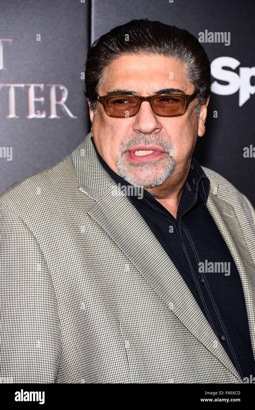 New York, NY, USA. 13th Oct, 2015. Vincent Pastore at arrivals for THE ...