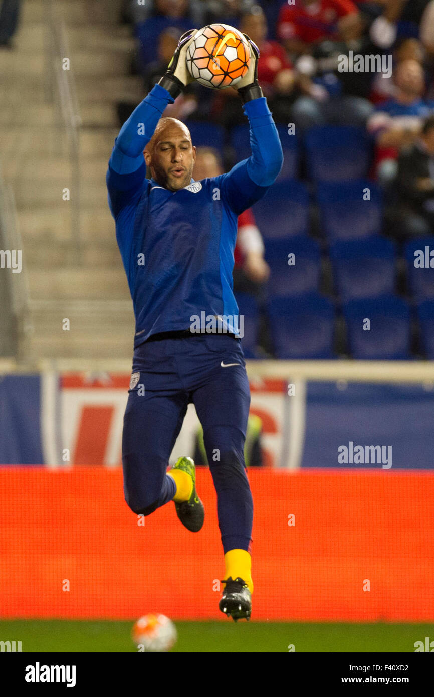 Harrison, NJ, USA. 13th Oct, 2015. US Men's National Team goalkeeper ...
