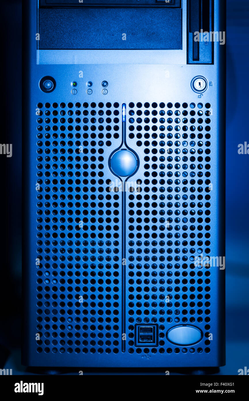 Computer Network servers in data room Stock Photo - Alamy