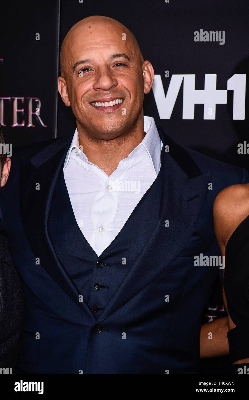 New York, NY, USA. 13th Oct, 2015. Vin Diesel at arrivals for THE LAST ...