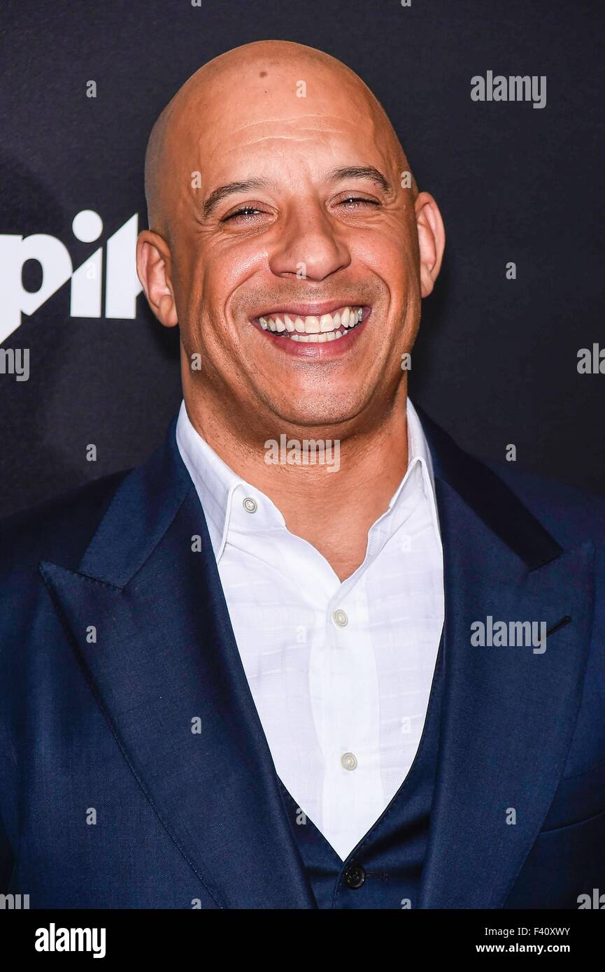 New York, NY, USA. 13th Oct, 2015. Vin Diesel at arrivals for THE LAST ...