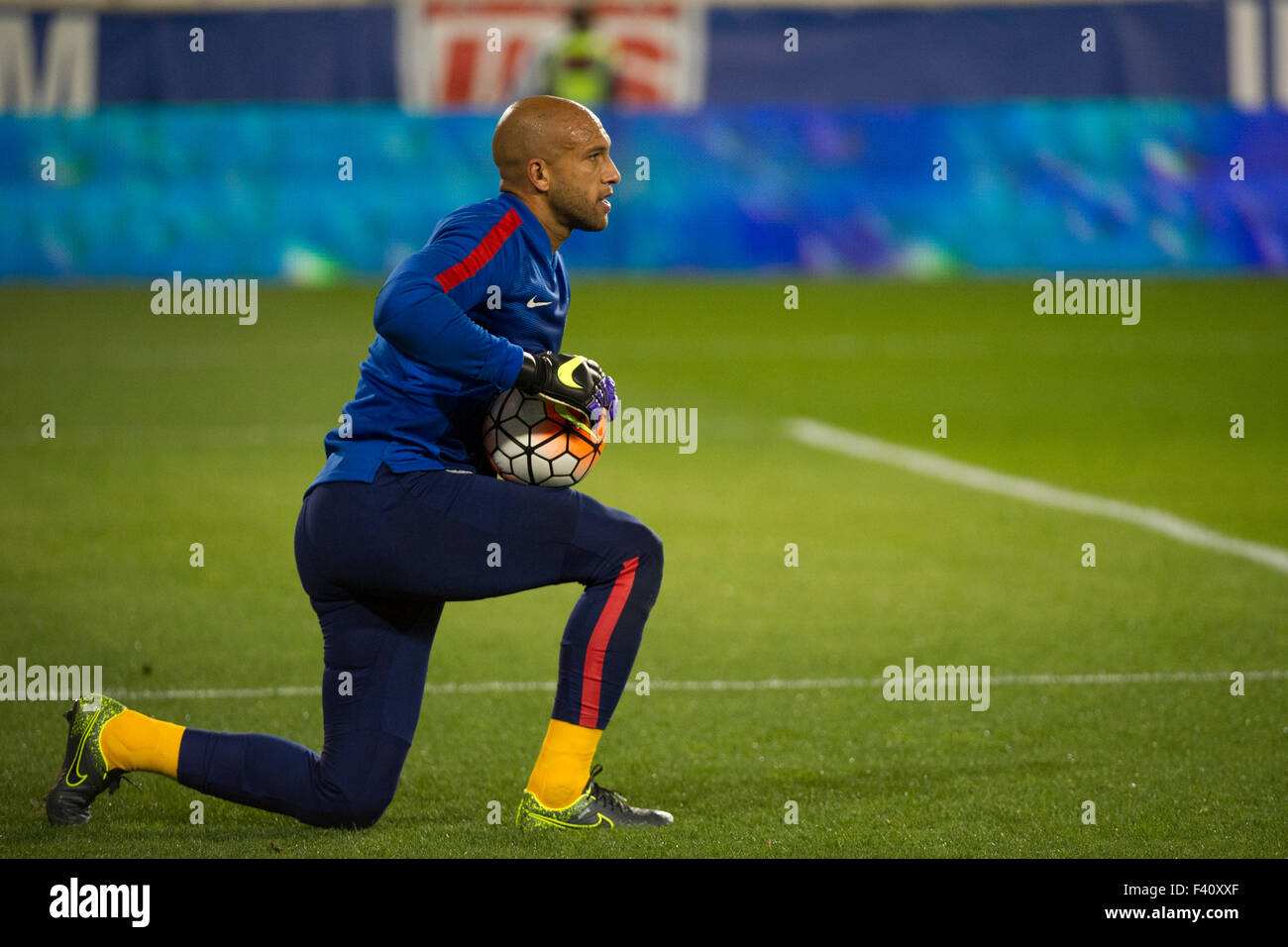 Harrison, NJ, USA. 13th Oct, 2015. US Men's National Team goalkeeper ...