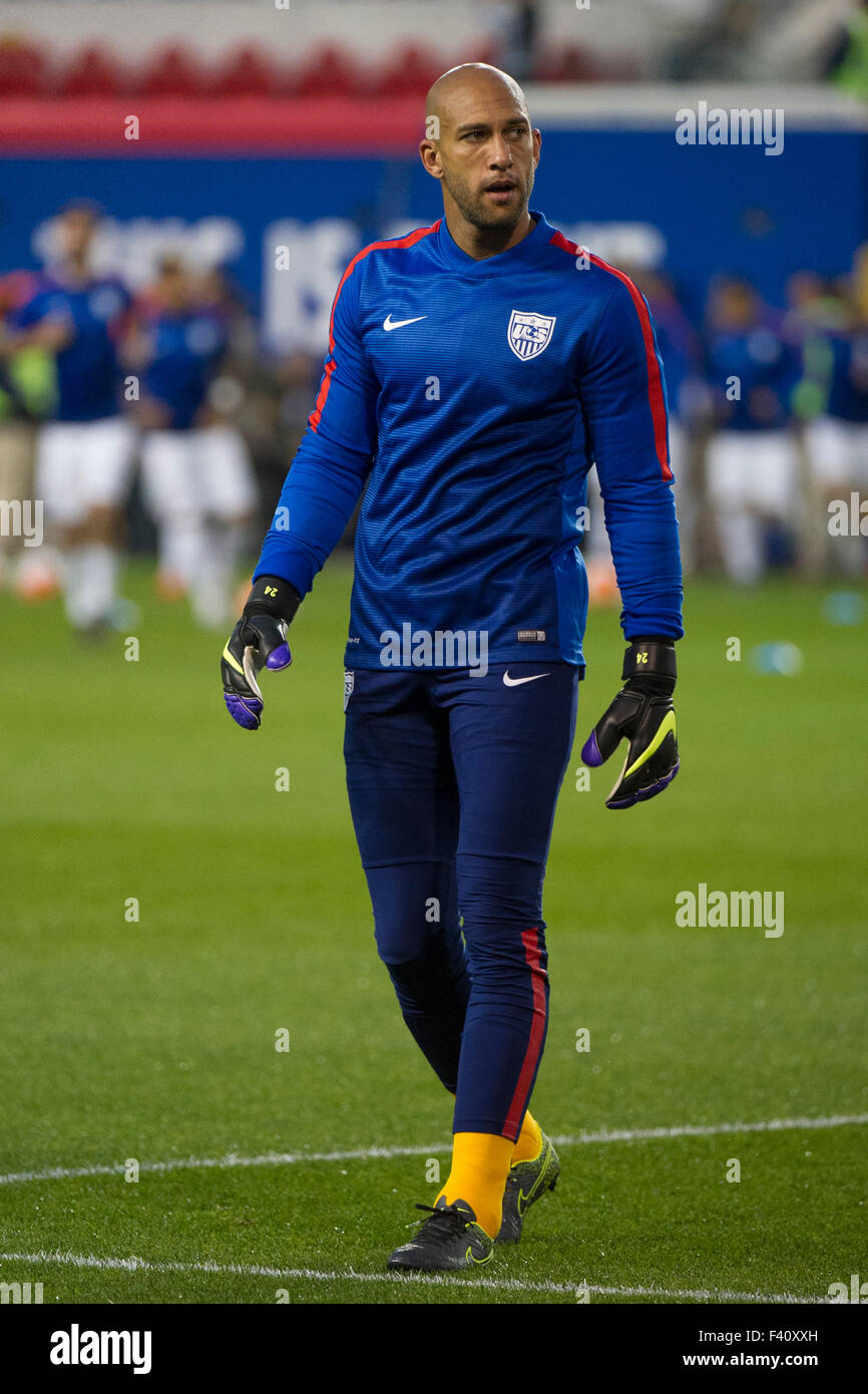Harrison, NJ, USA. 13th Oct, 2015. US Men's National Team goalkeeper ...