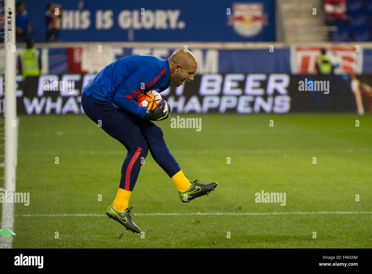 Harrison, NJ, USA. 13th Oct, 2015. US Men's National Team goalkeeper ...