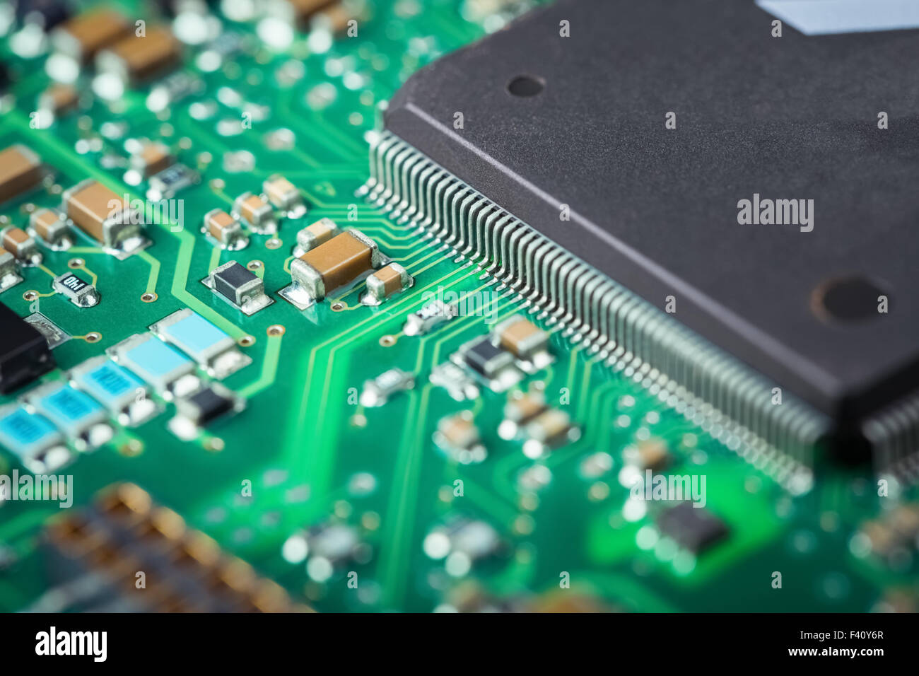 electronic board closeup Stock Photo - Alamy