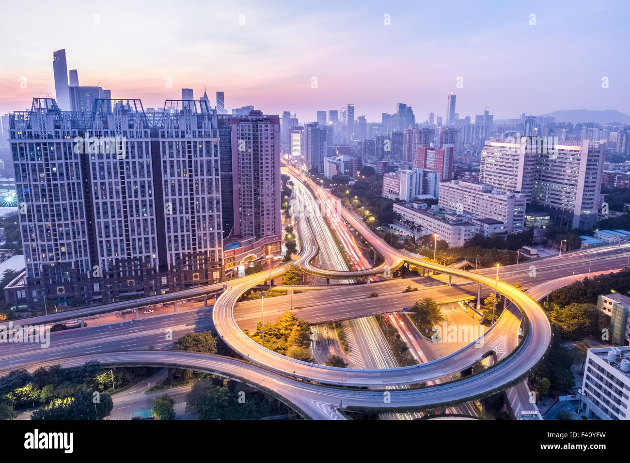 Guangzhou huangpu interchange road hi-res stock photography and images ...