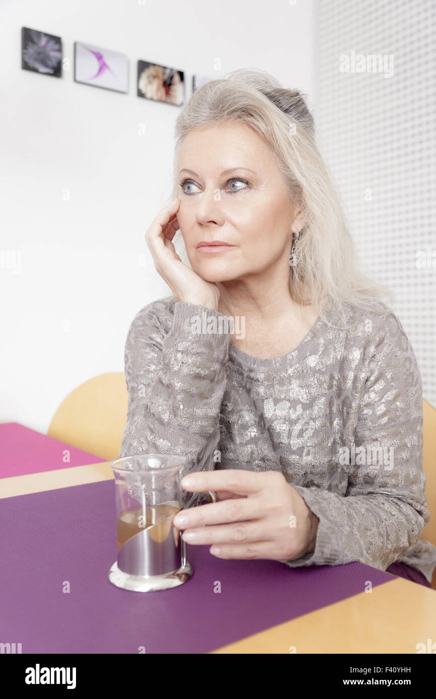 woman and tea Stock Photo - Alamy