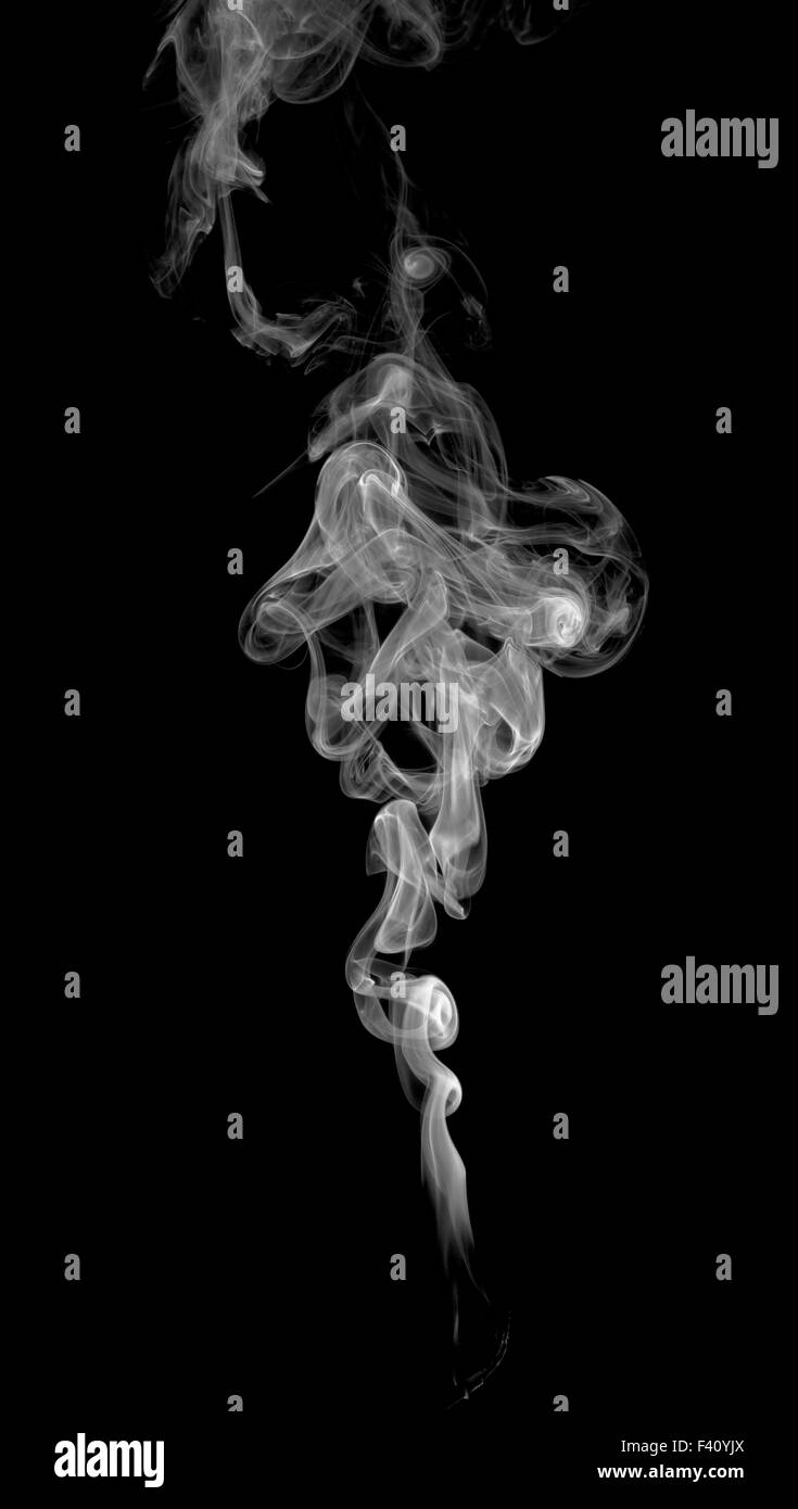 Abstract light smoke on a dark background Stock Photo - Alamy
