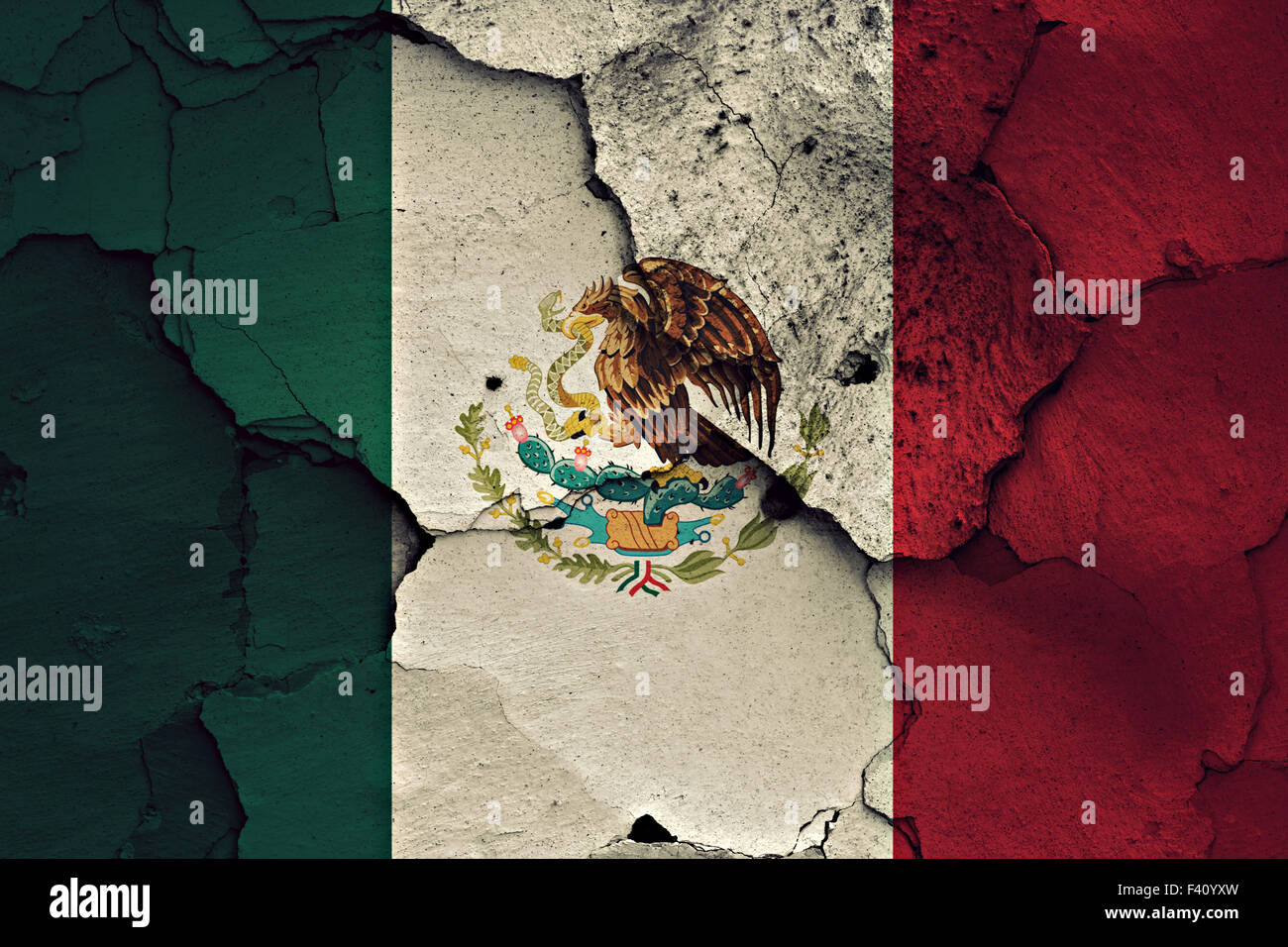Old mexico flag hi-res stock photography and images - Alamy
