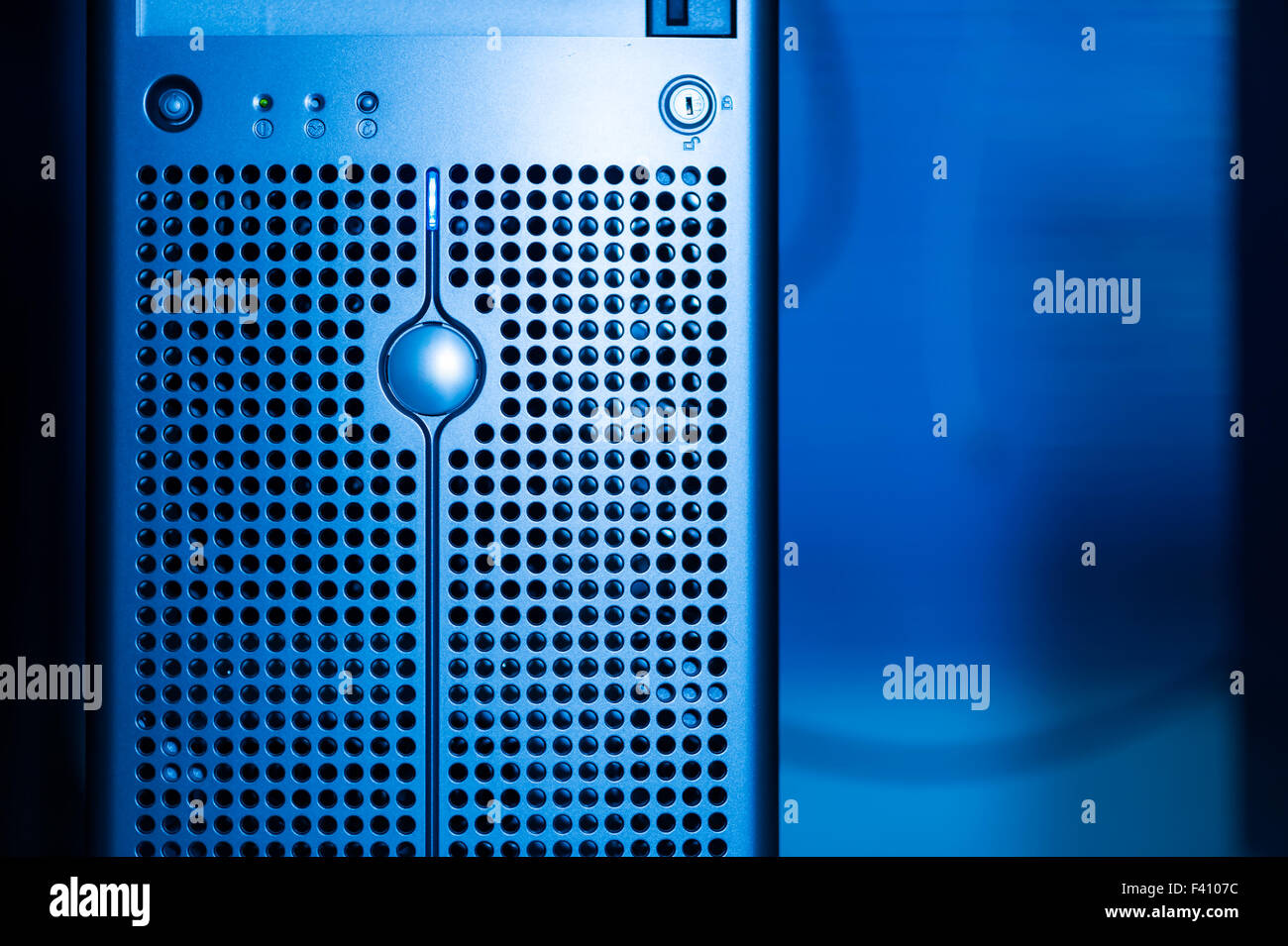 Computer Network servers in data room Stock Photo - Alamy