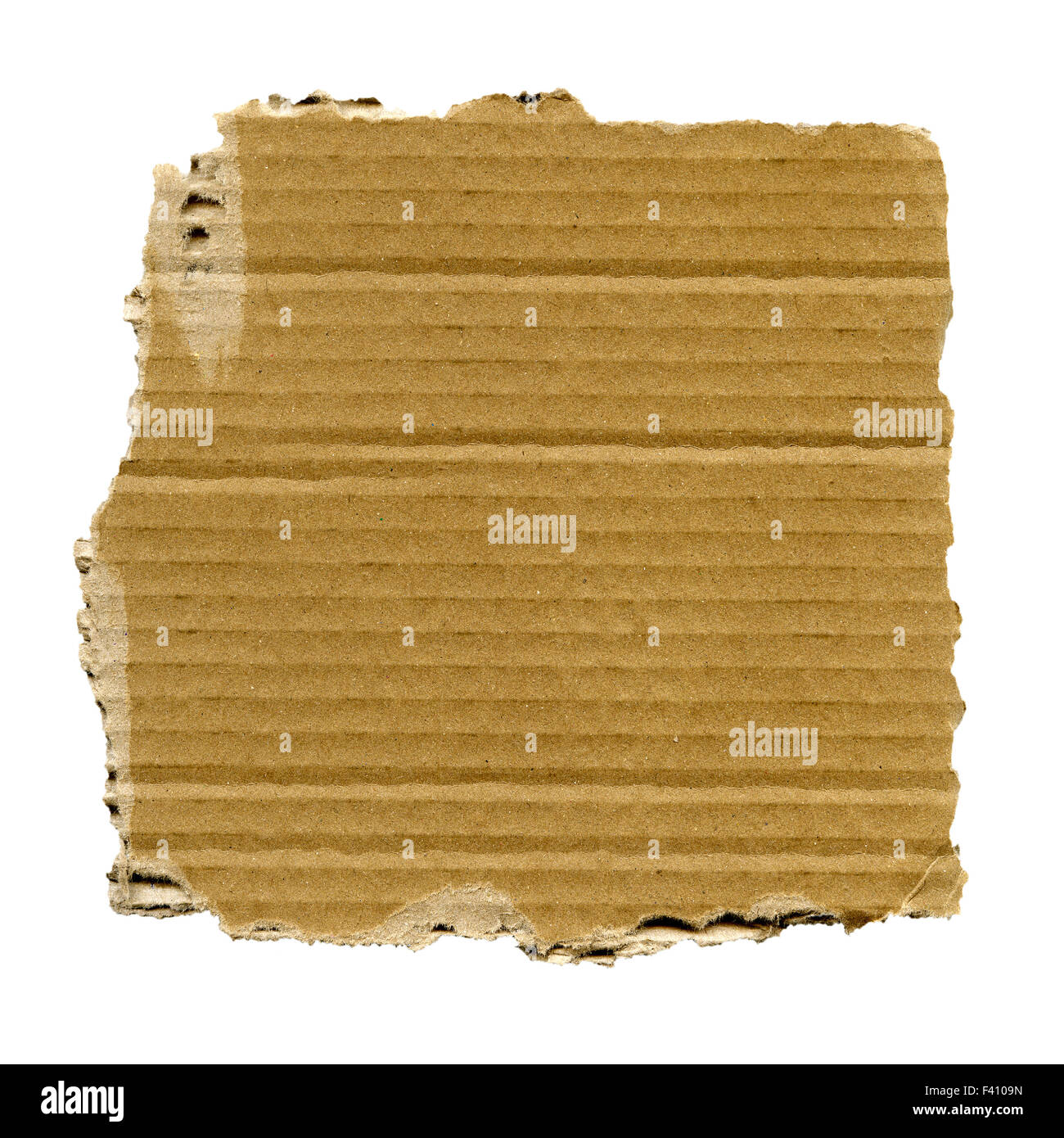 Torn cardboard isolated Stock Photo - Alamy