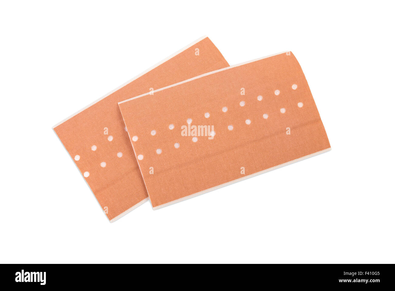 Two patches on a white background Stock Photo - Alamy