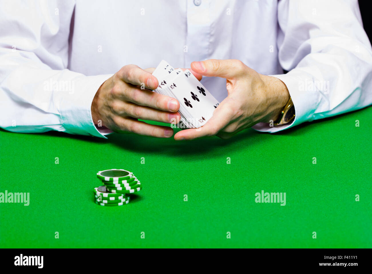Card player hi-res stock photography and images - Alamy