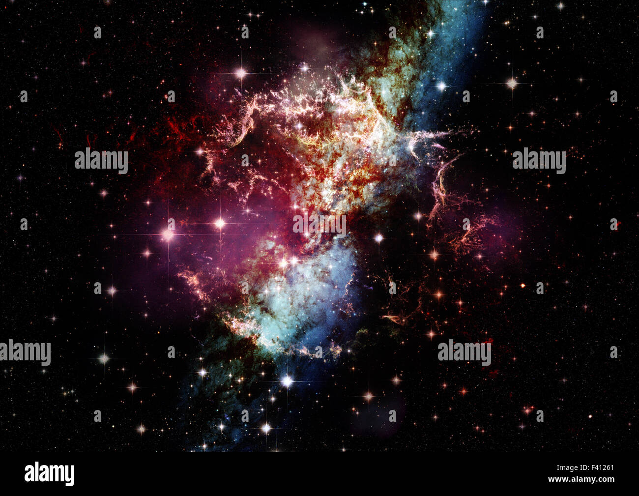 Small part of an infinite star field Stock Photo - Alamy