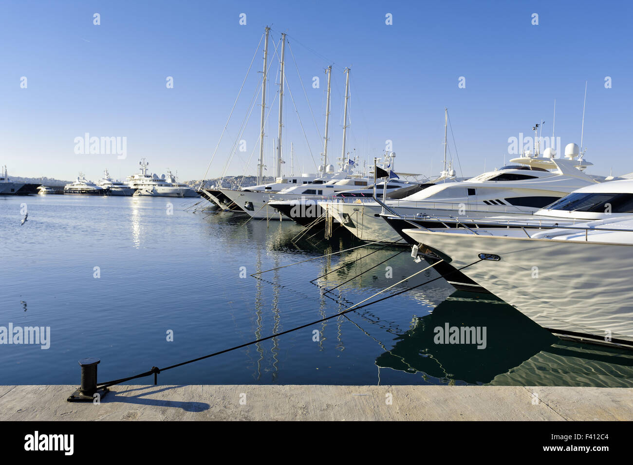 Marina in Paleo Faliro, Athens, Greece Stock Photo - Alamy