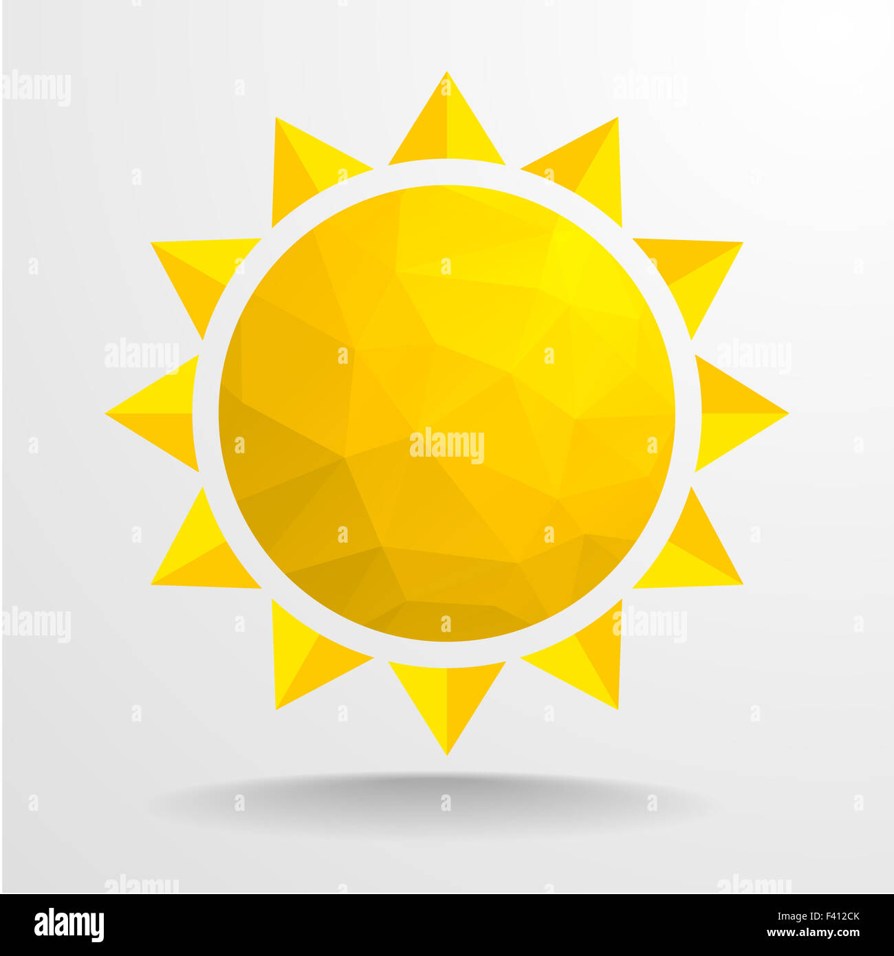 Sun triangle hi-res stock photography and images - Alamy