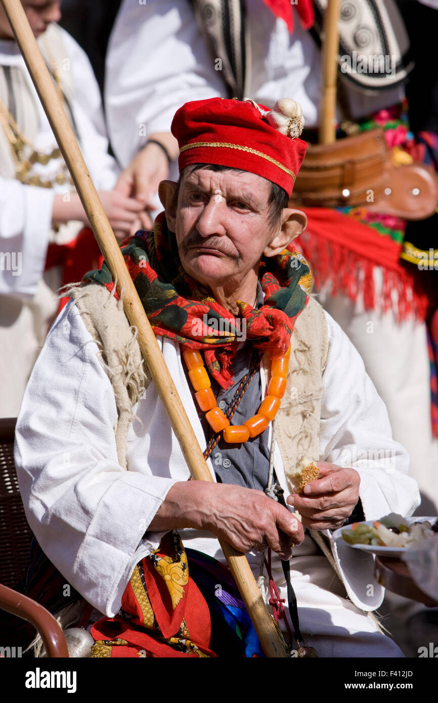 A Greek Sham actor portrait at the annual Bacchic ritual during the ...