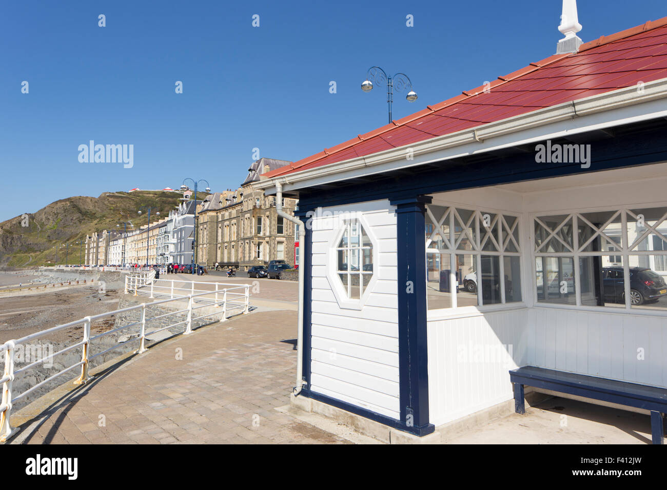 Aberystwyth seafront promenade hi-res stock photography and images - Alamy