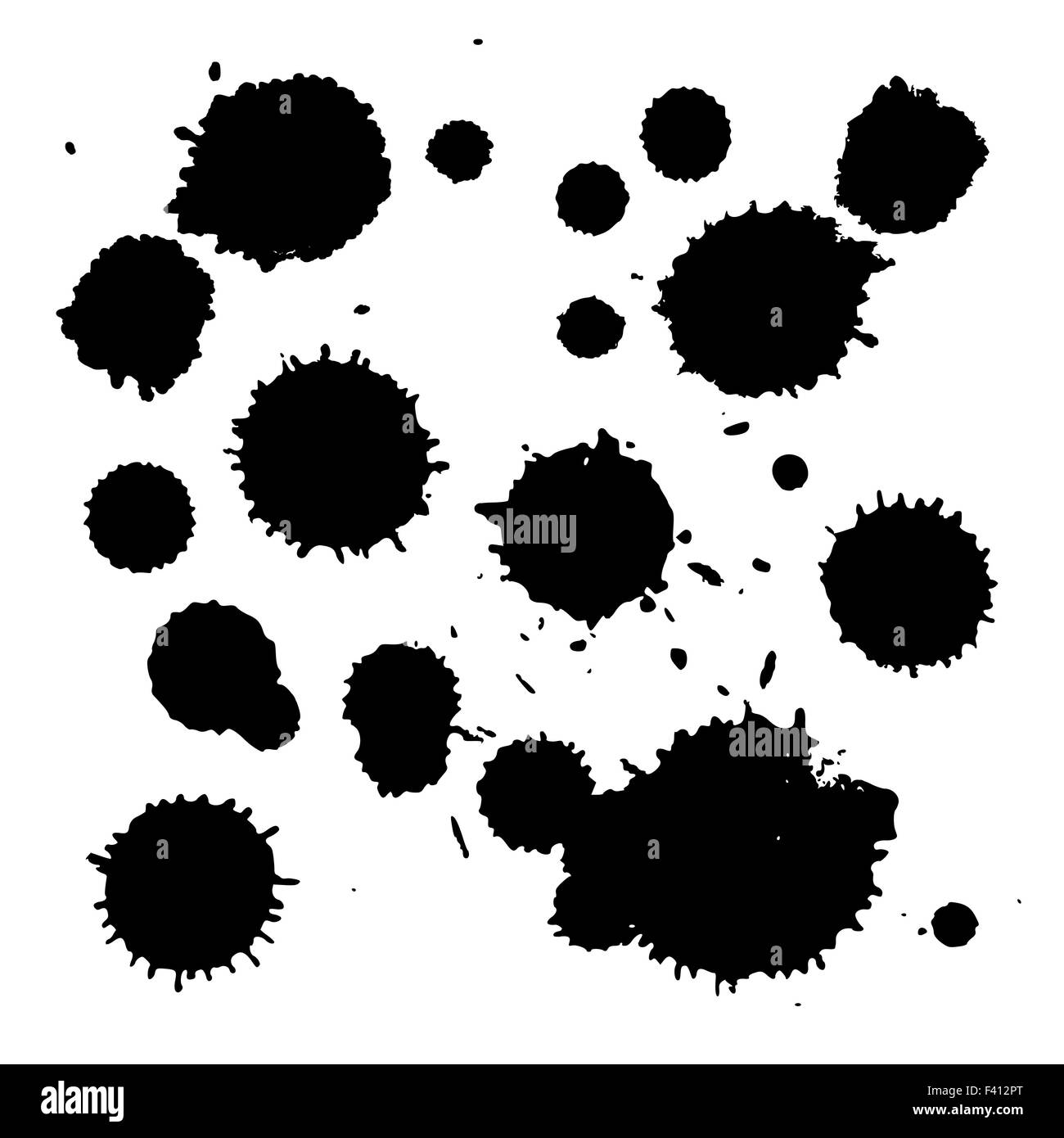 Splatter pattern Black and White Stock Photos & Images - Alamy