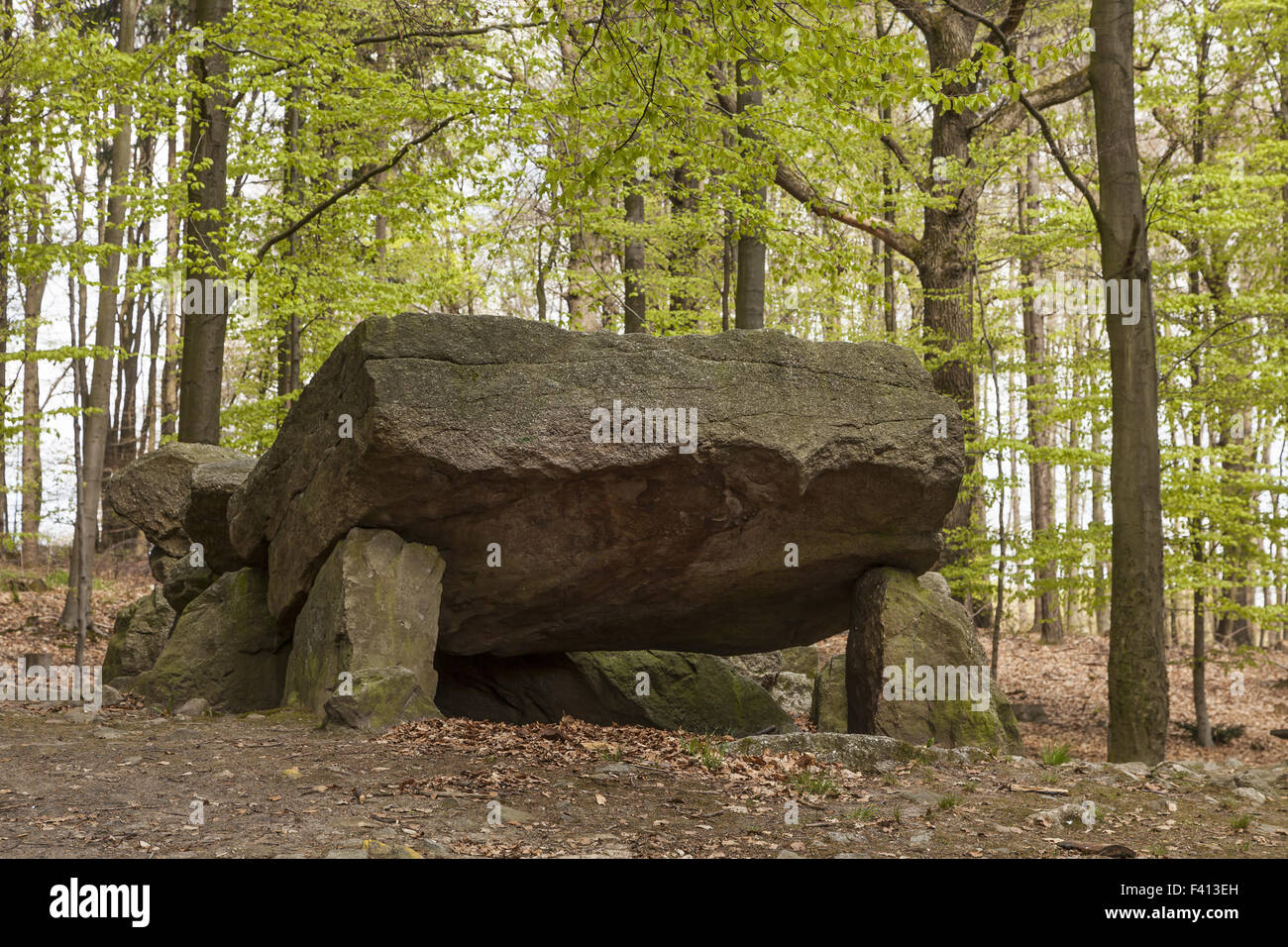Neolithic grave, Megalithic stones in Germany Stock Photo - Alamy