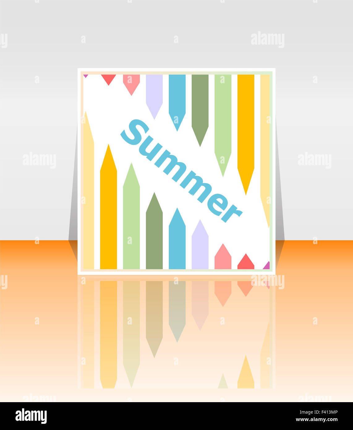 Hello summer poster. summer background. Effects poster, frame. Happy ...