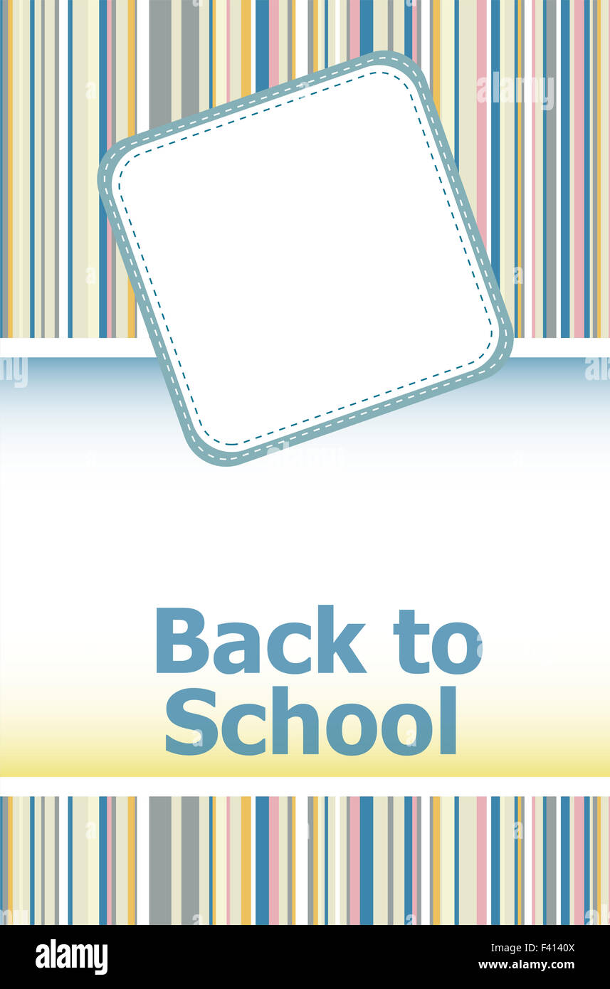 back to school. Design elements, abstract background, education concept ...