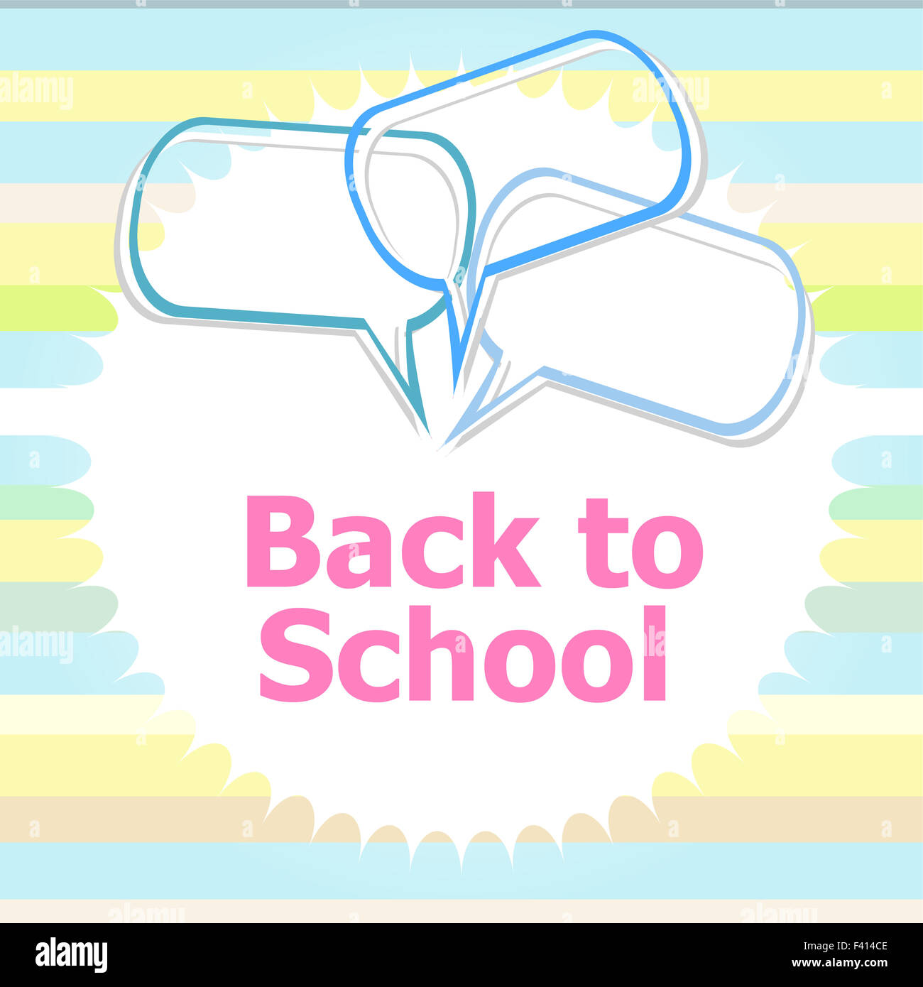 back to school. Design elements, abstract background, education concept ...