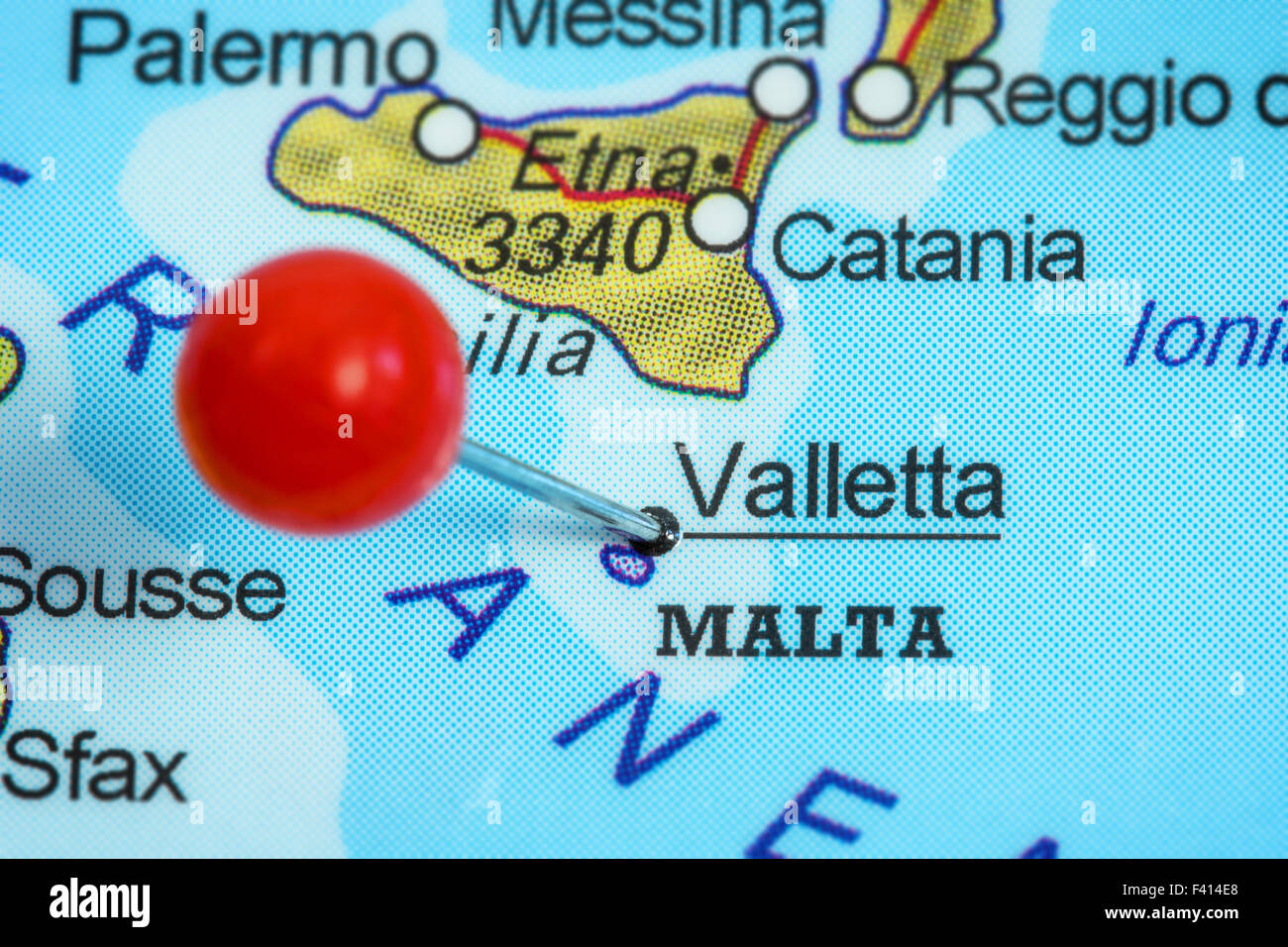 Map of malta hi-res stock photography and images - Alamy