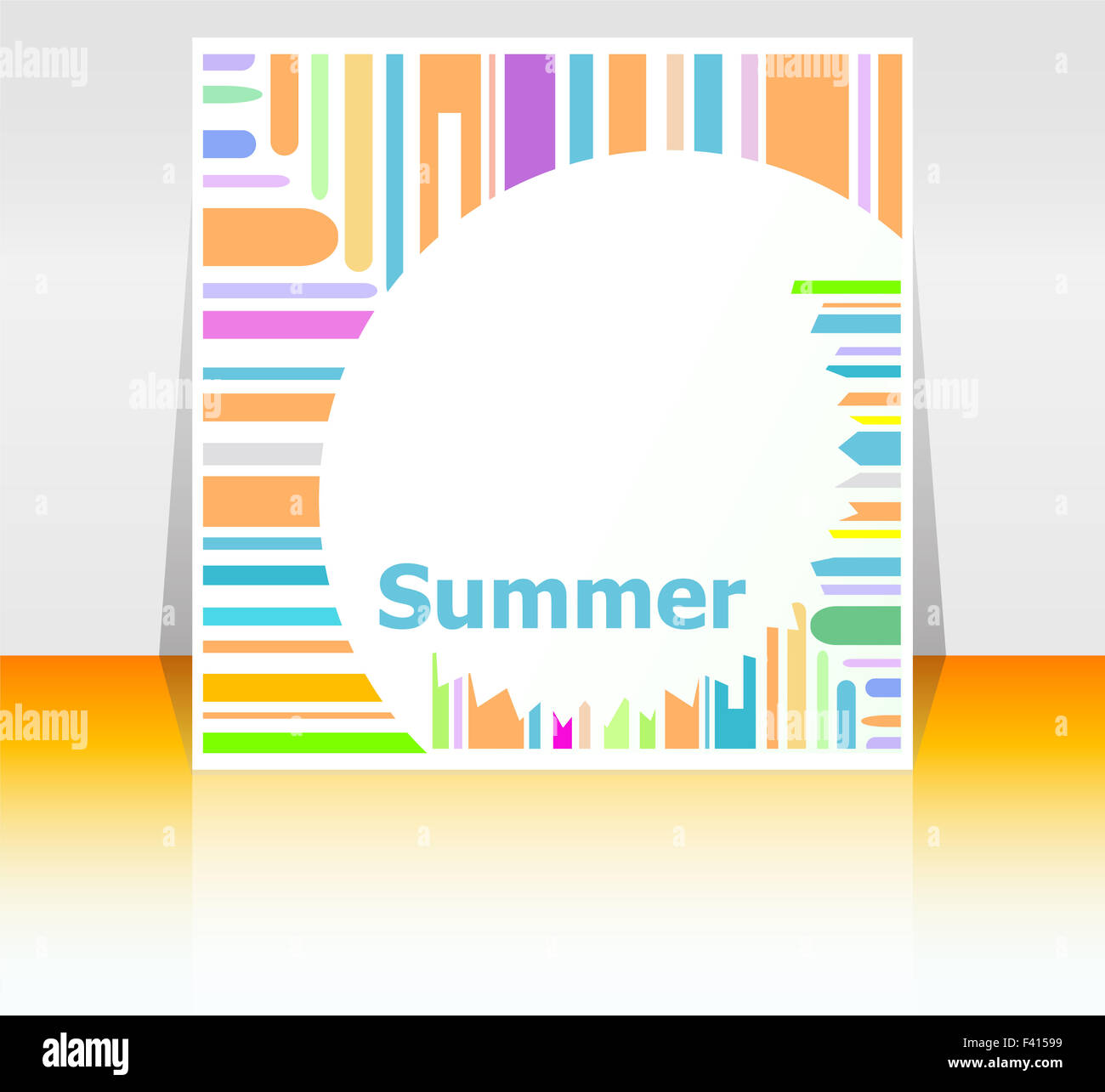 summer poster. summer background. Effects poster, frame. Happy holidays ...