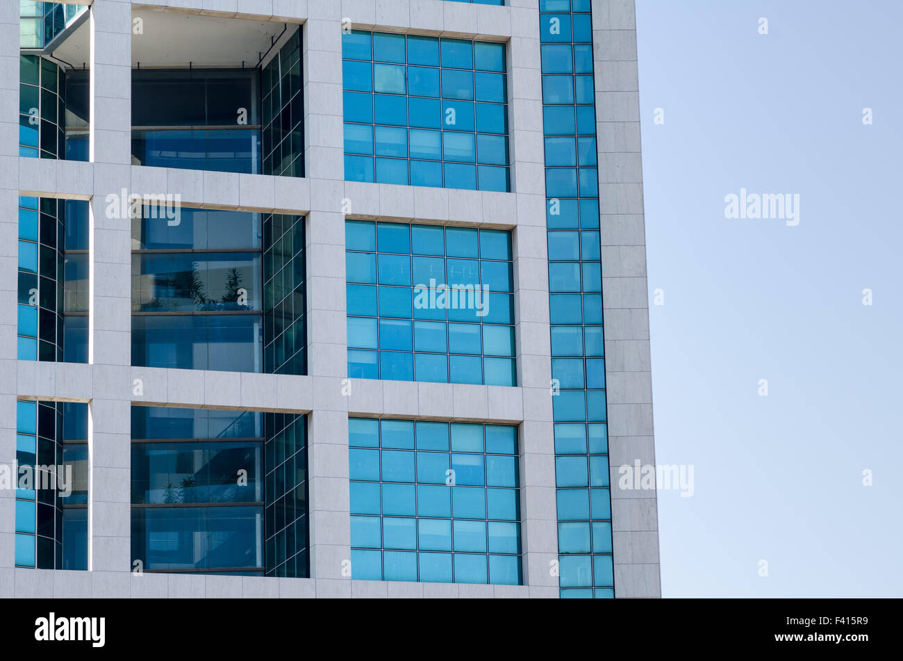 Detail take of an office building with mirrored windows Stock Photo - Alamy