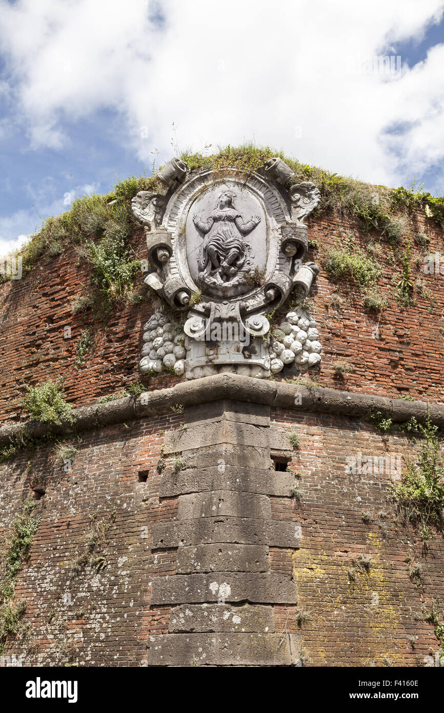 Lucca, town wall, Toskana, Italy Stock Photo - Alamy