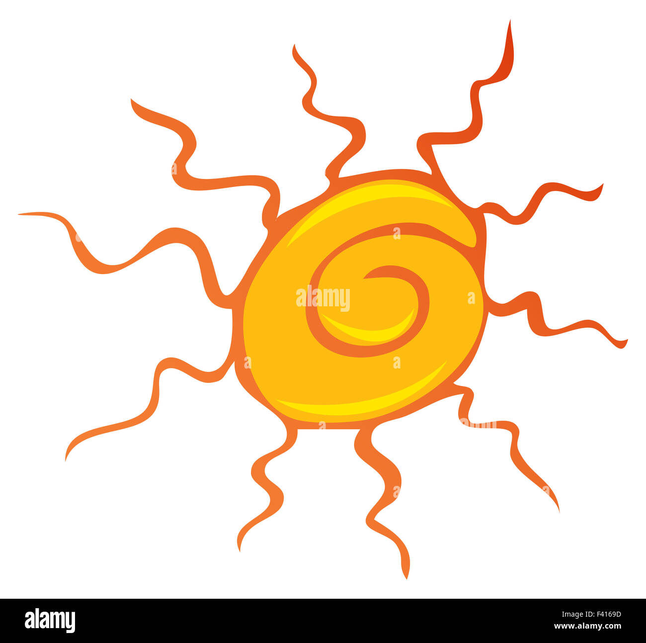 Sun rays vector abstract Cut Out Stock Images & Pictures - Alamy