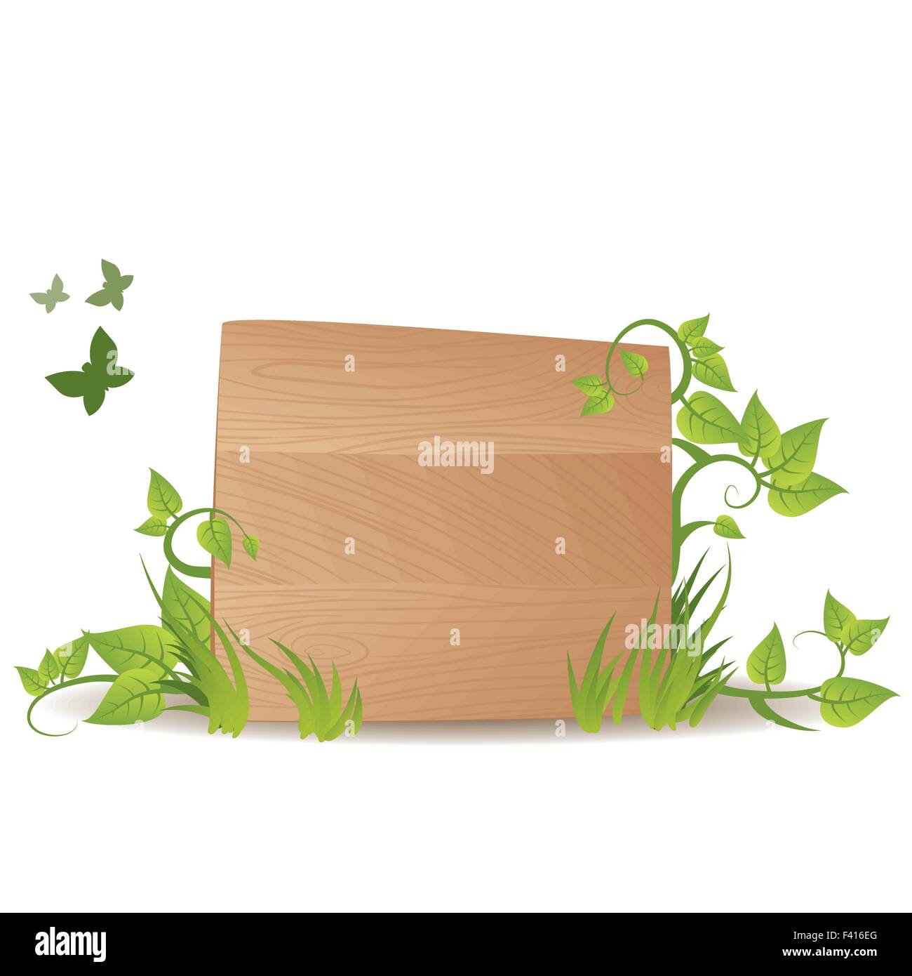 Green sign wood hi-res stock photography and images - Alamy