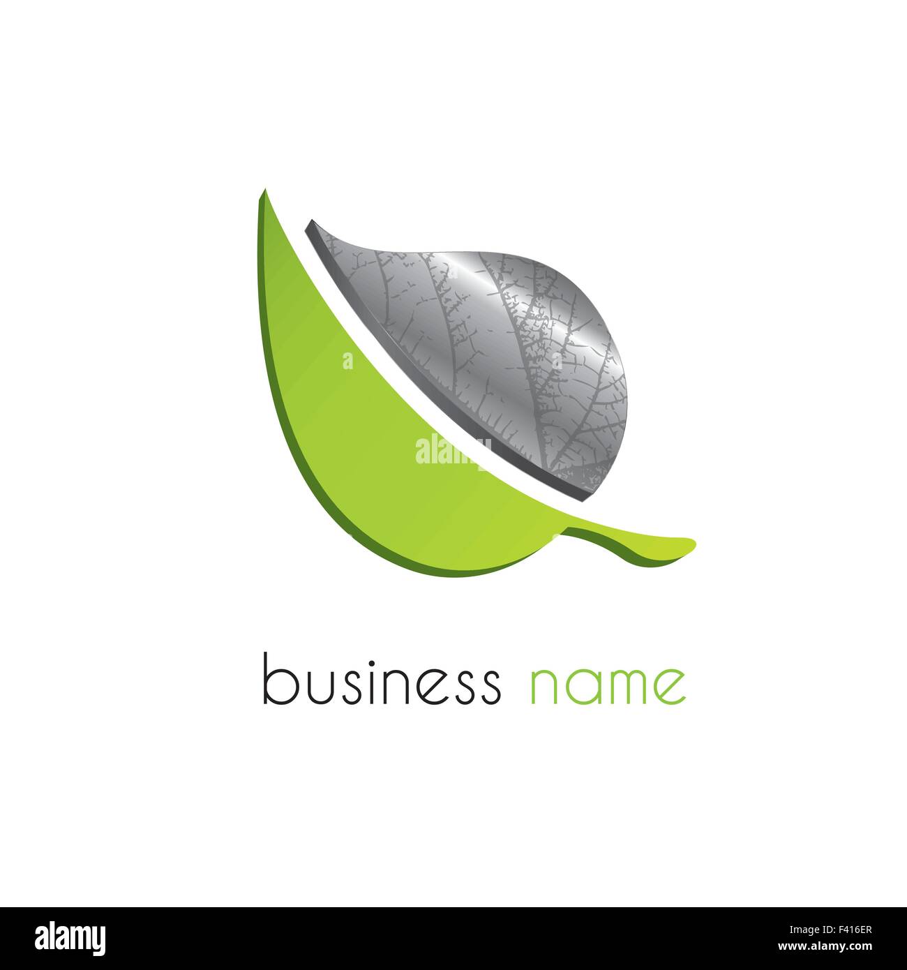 Leaf logo hi-res stock photography and images - Alamy