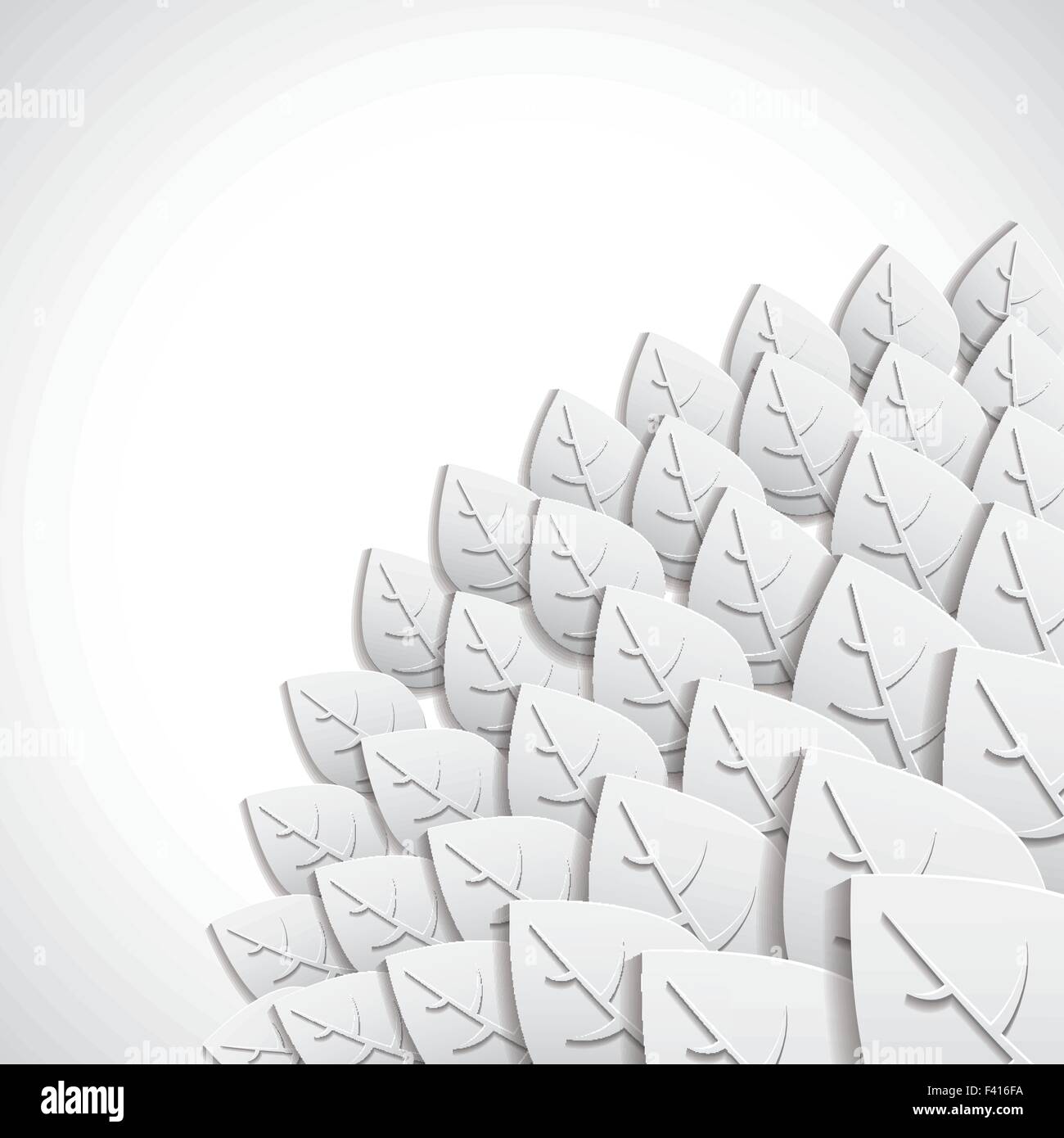 Elegant design of leaves Stock Vector Images - Alamy