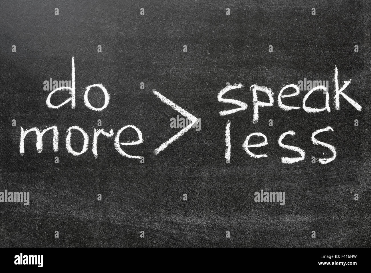 Speak less hi-res stock photography and images - Alamy