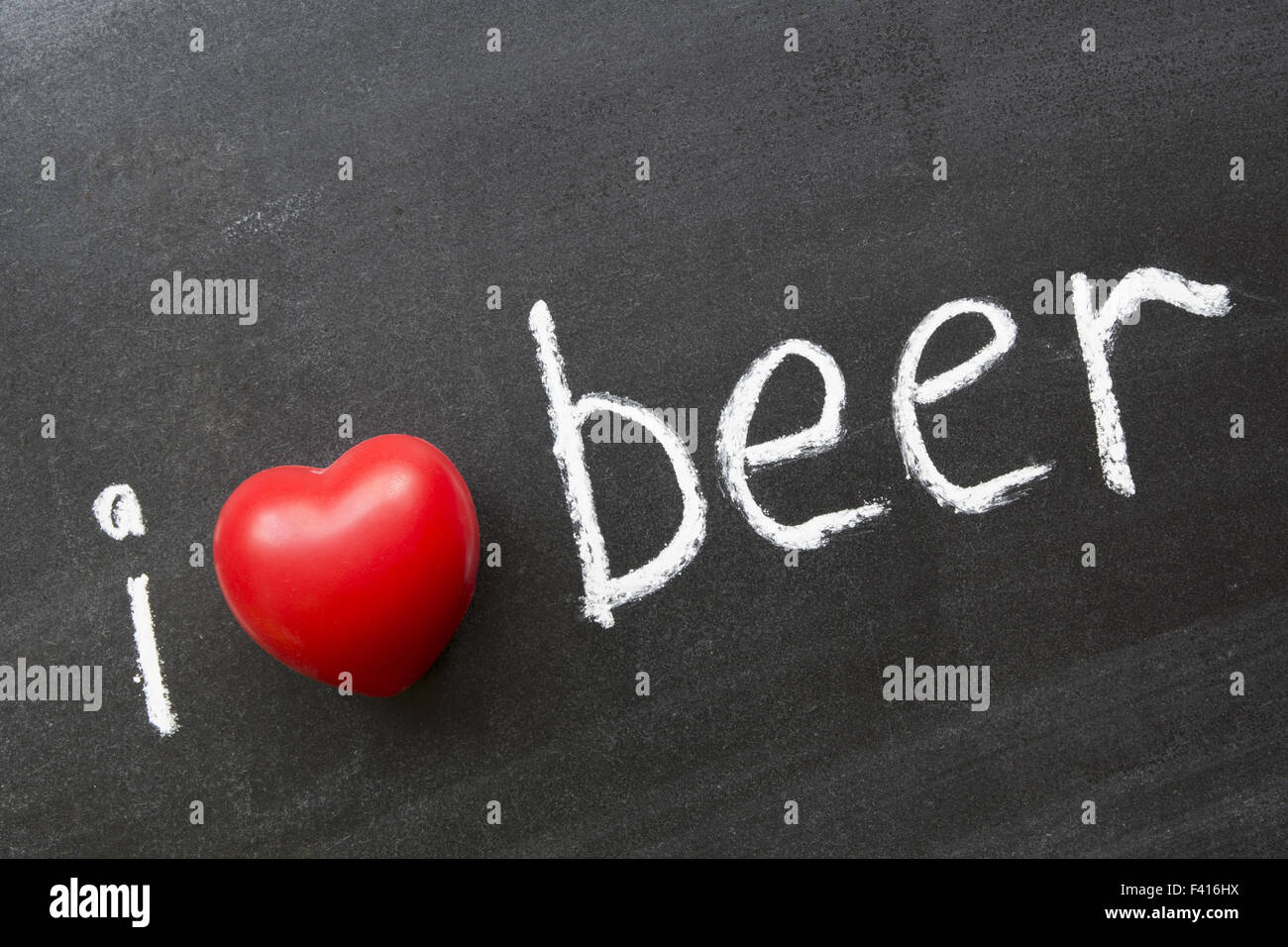 Red heart text beer hi-res stock photography and images - Alamy