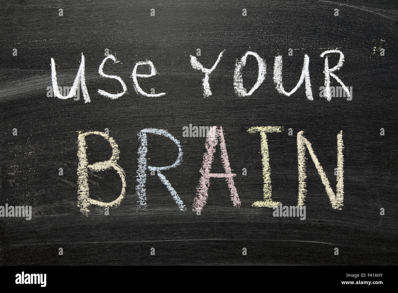use your brain Stock Photo - Alamy