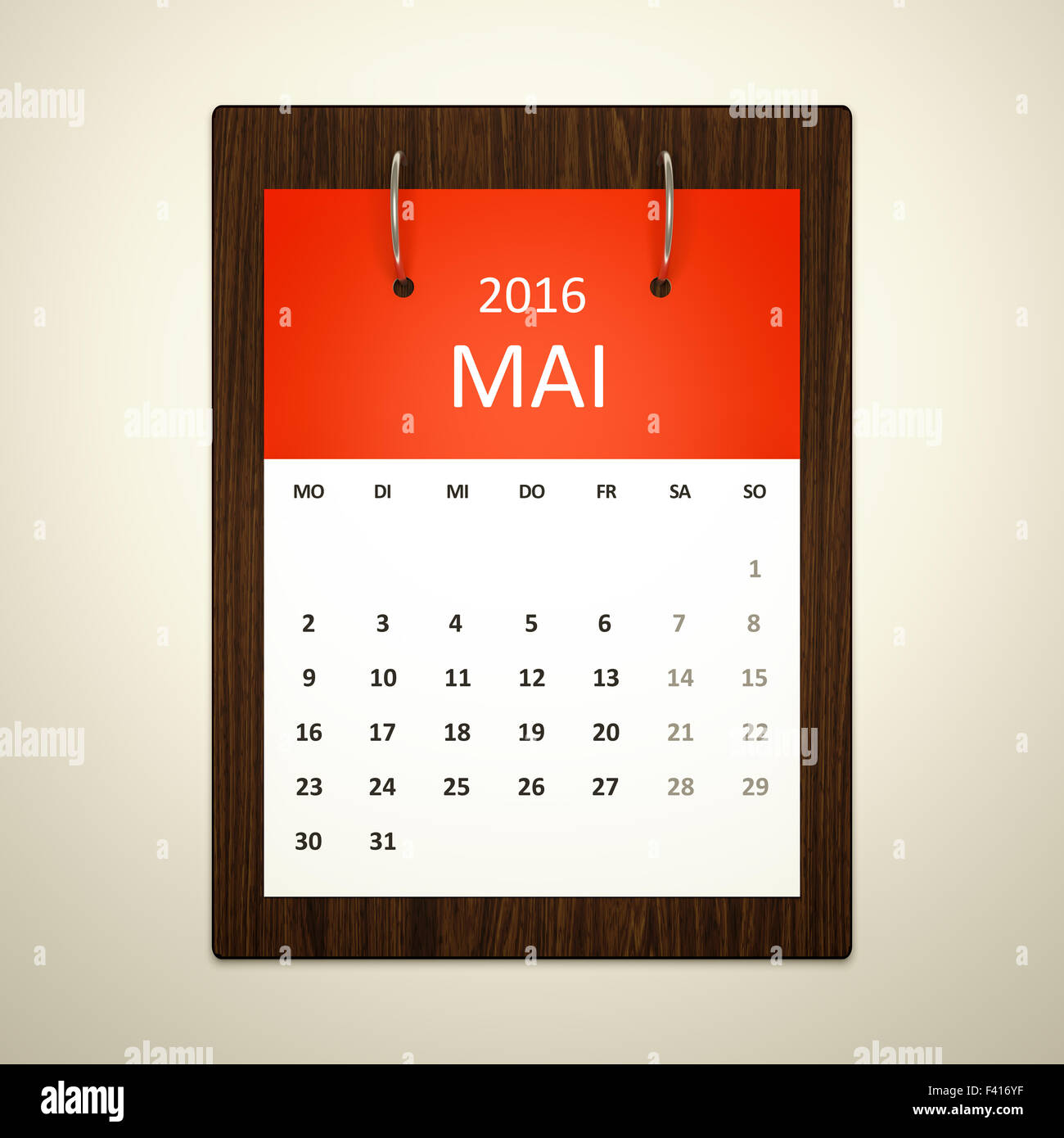 Calendar Planning German Stock Photo - Alamy