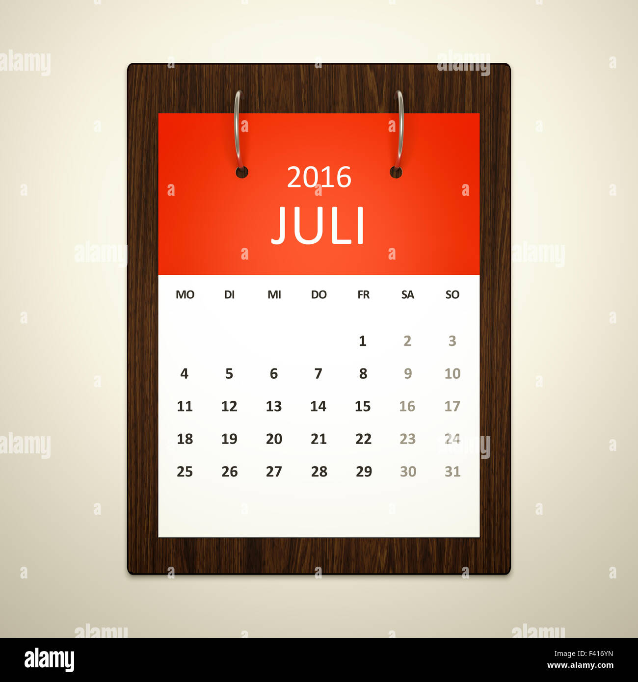 Calendar Planning German Stock Photo - Alamy