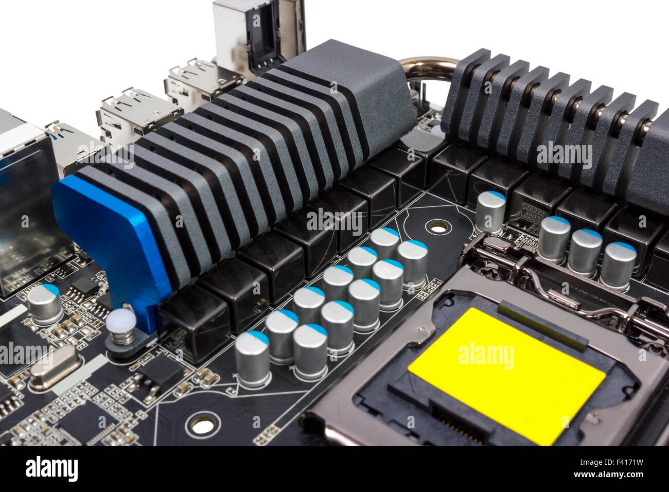 Multiphase power system modern processor Stock Photo - Alamy