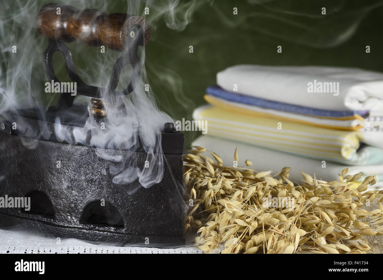 Old Hot Iron Stock Photo - Alamy