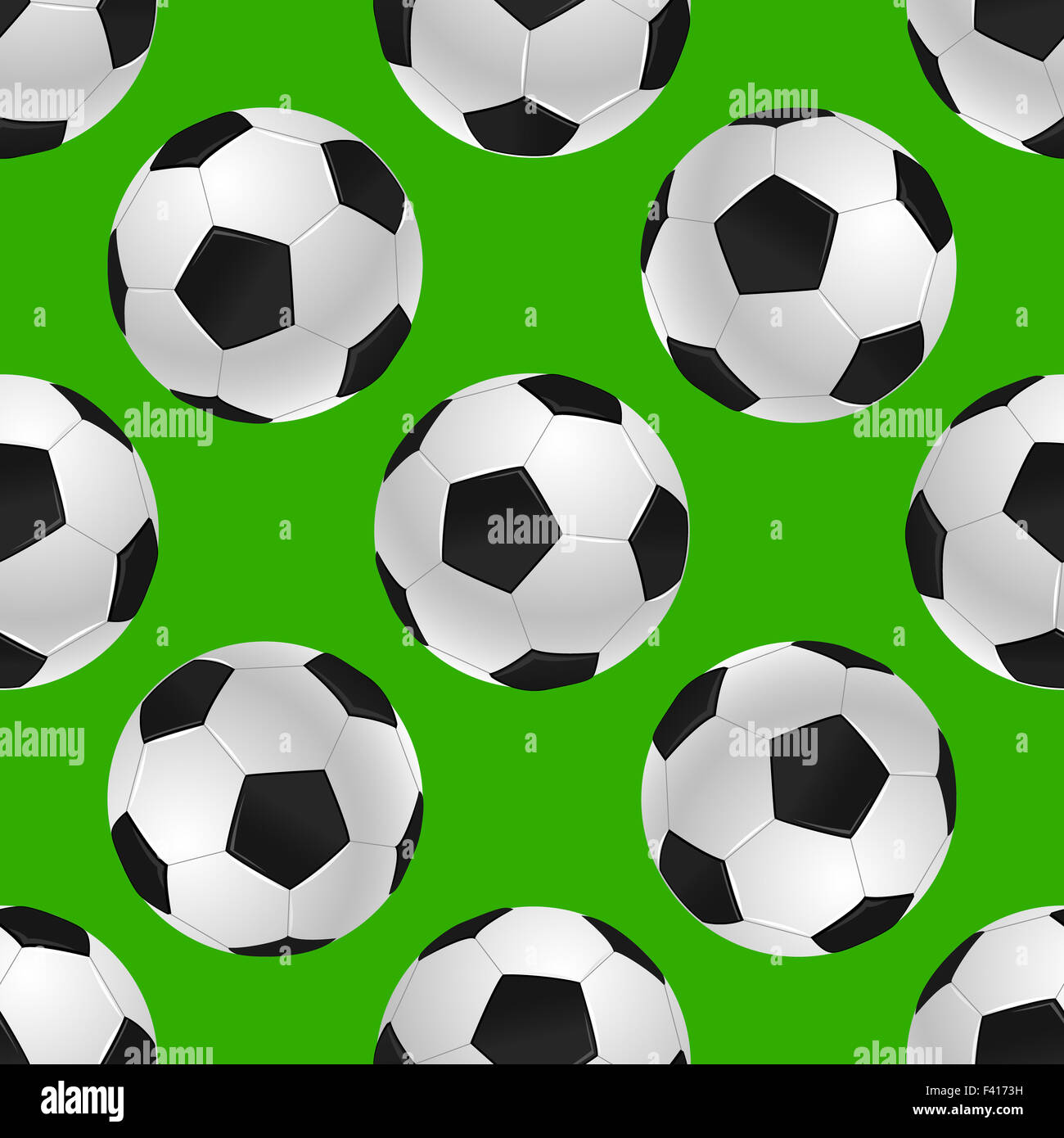 soccer's ball seamless texture over green Stock Photo - Alamy