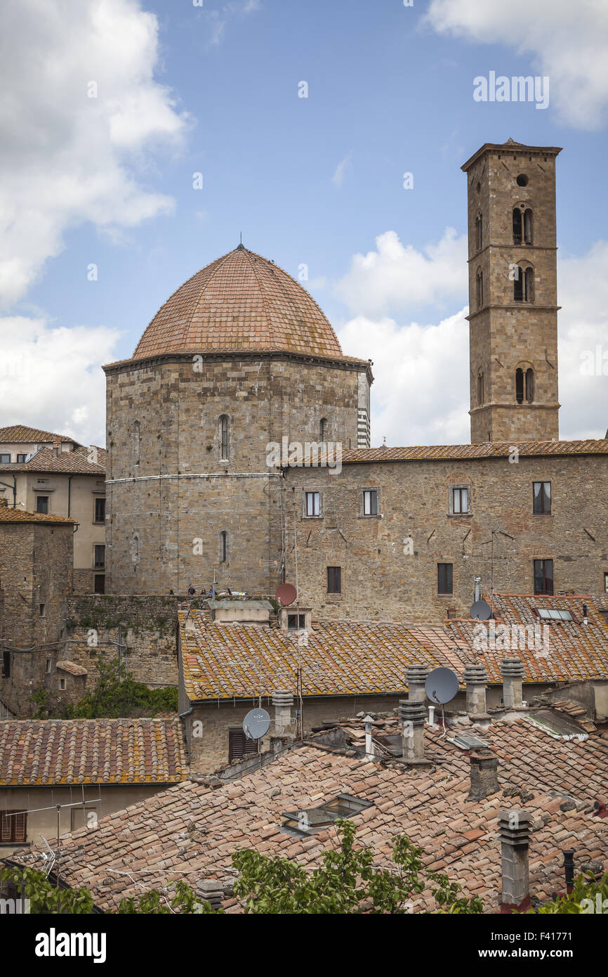 Tower Of Volterra Cathedral High Resolution Stock Photography and ...