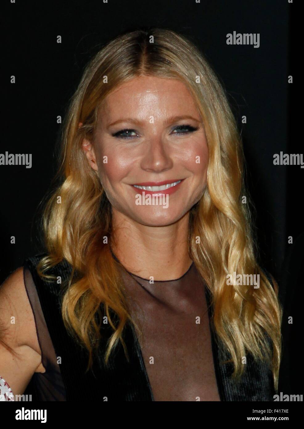 Los Angeles, CA, USA. 13th Oct, 2015. Gwyneth Paltrow at arrivals for ...