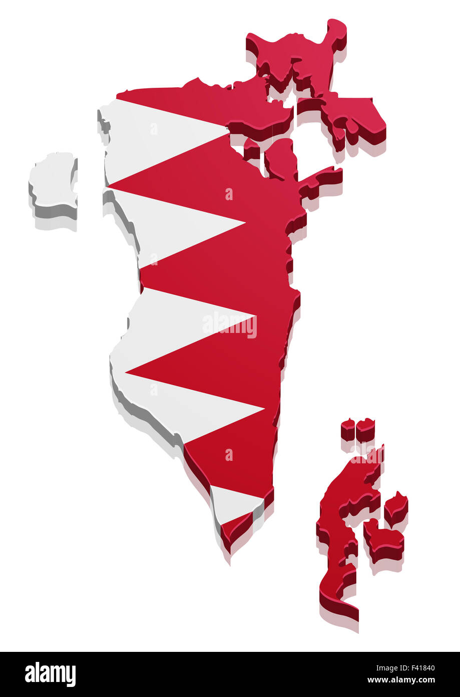 Bahrain map hi-res stock photography and images - Alamy