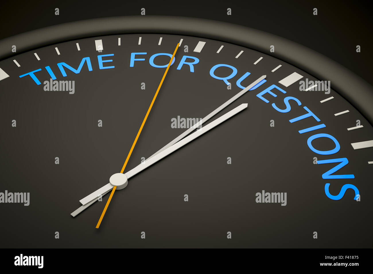 time for questions Stock Photo - Alamy