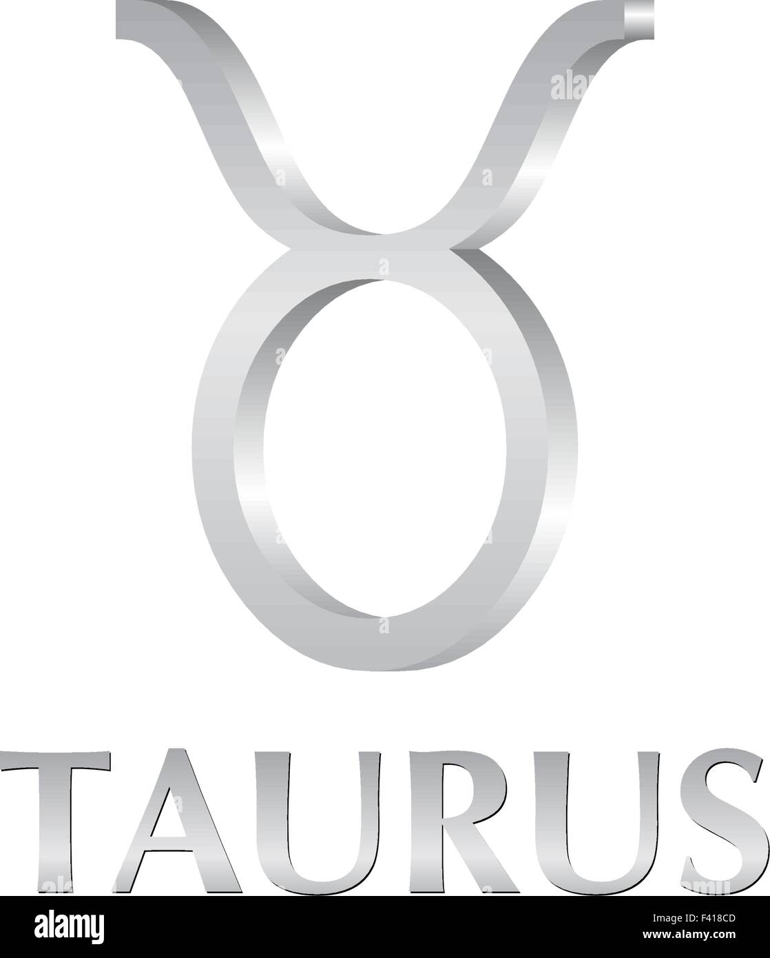 Astrological symbol of sign taurus. Vector illustration Stock Vector ...