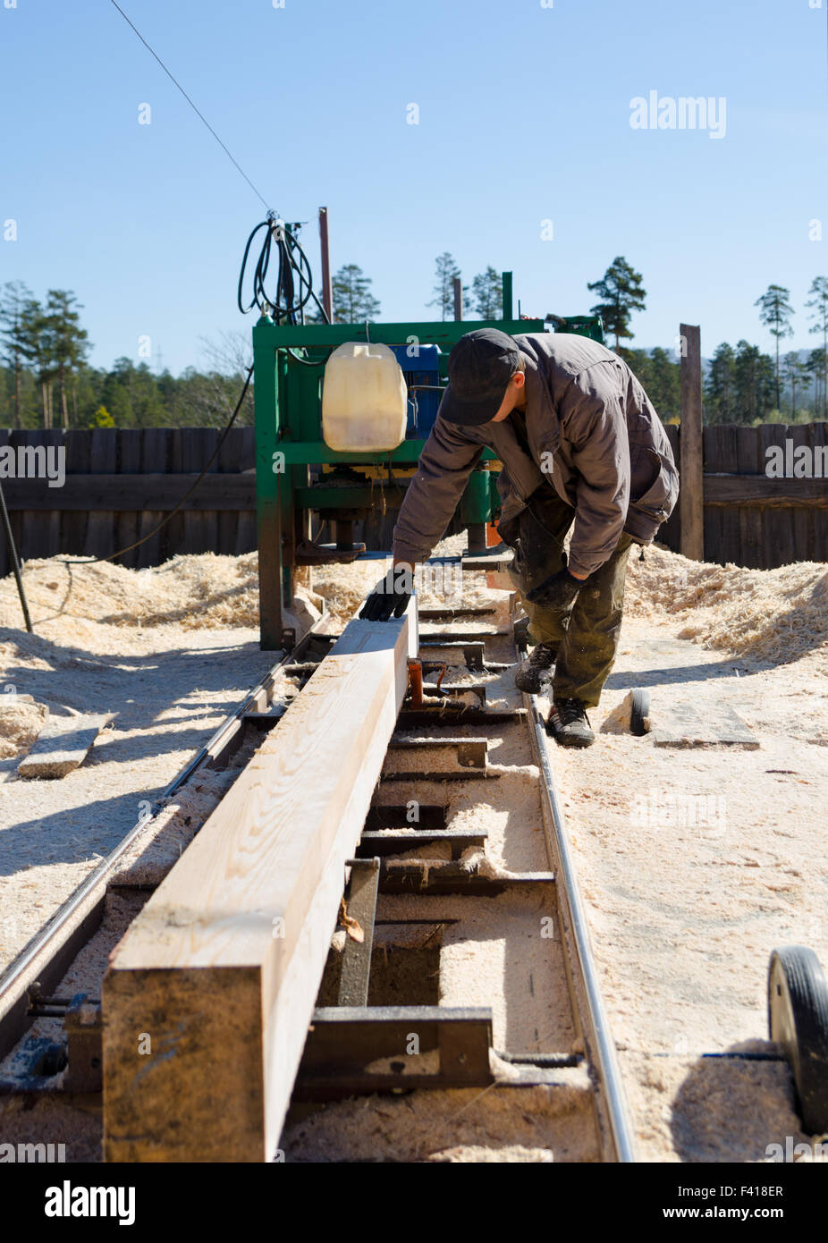 squared beam making Stock Photo - Alamy